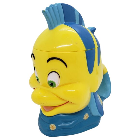 Disney | Dining | Disney On Ice Flounder Cup Lidded Flip Top Mug The ...